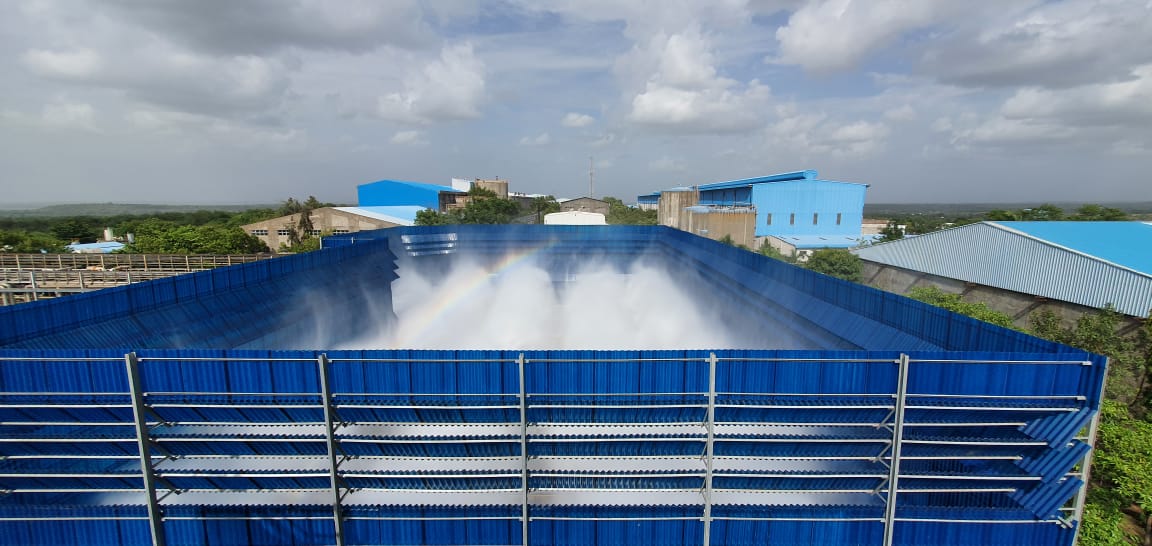 HIGH EFFICIENCY MIST COOLING SYSTEM & INDUCED DRAFT MIST COOLING TOWER ...